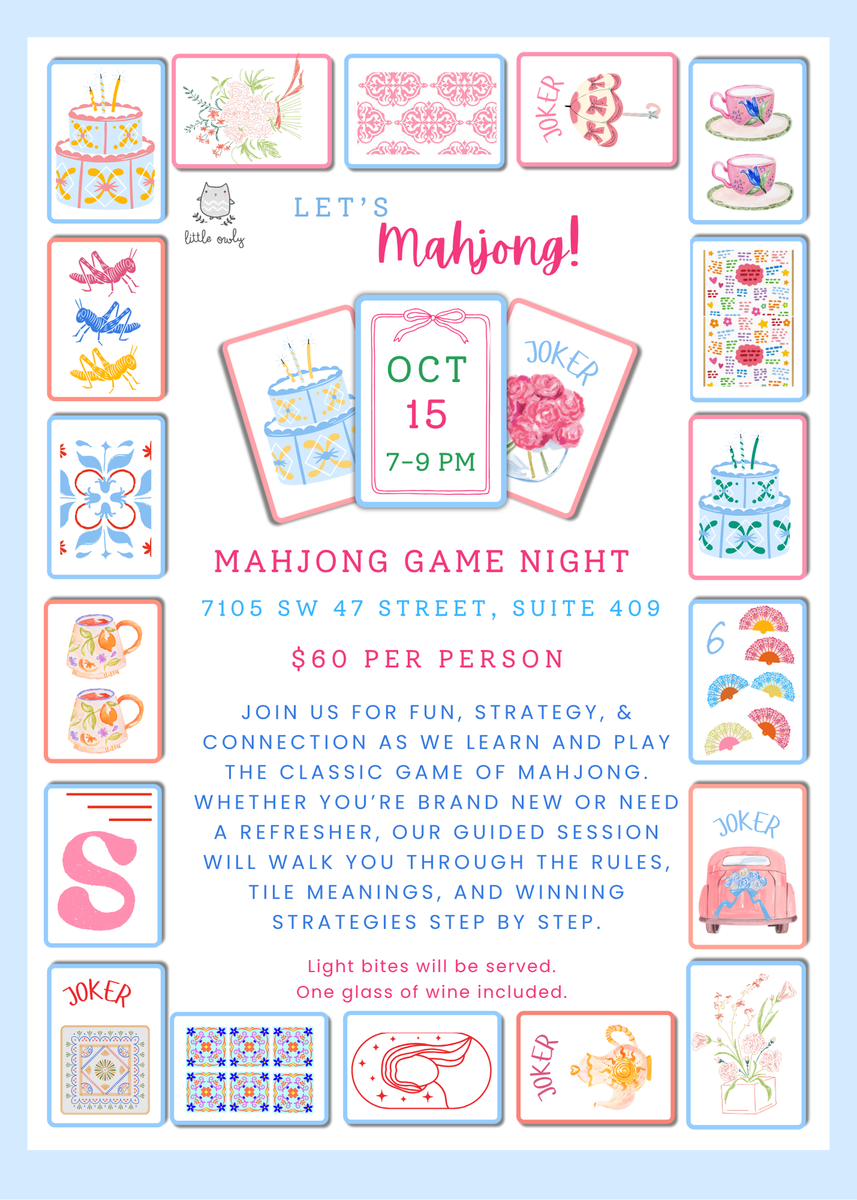Mahjong Game Night - 10.15 – Little Owly
